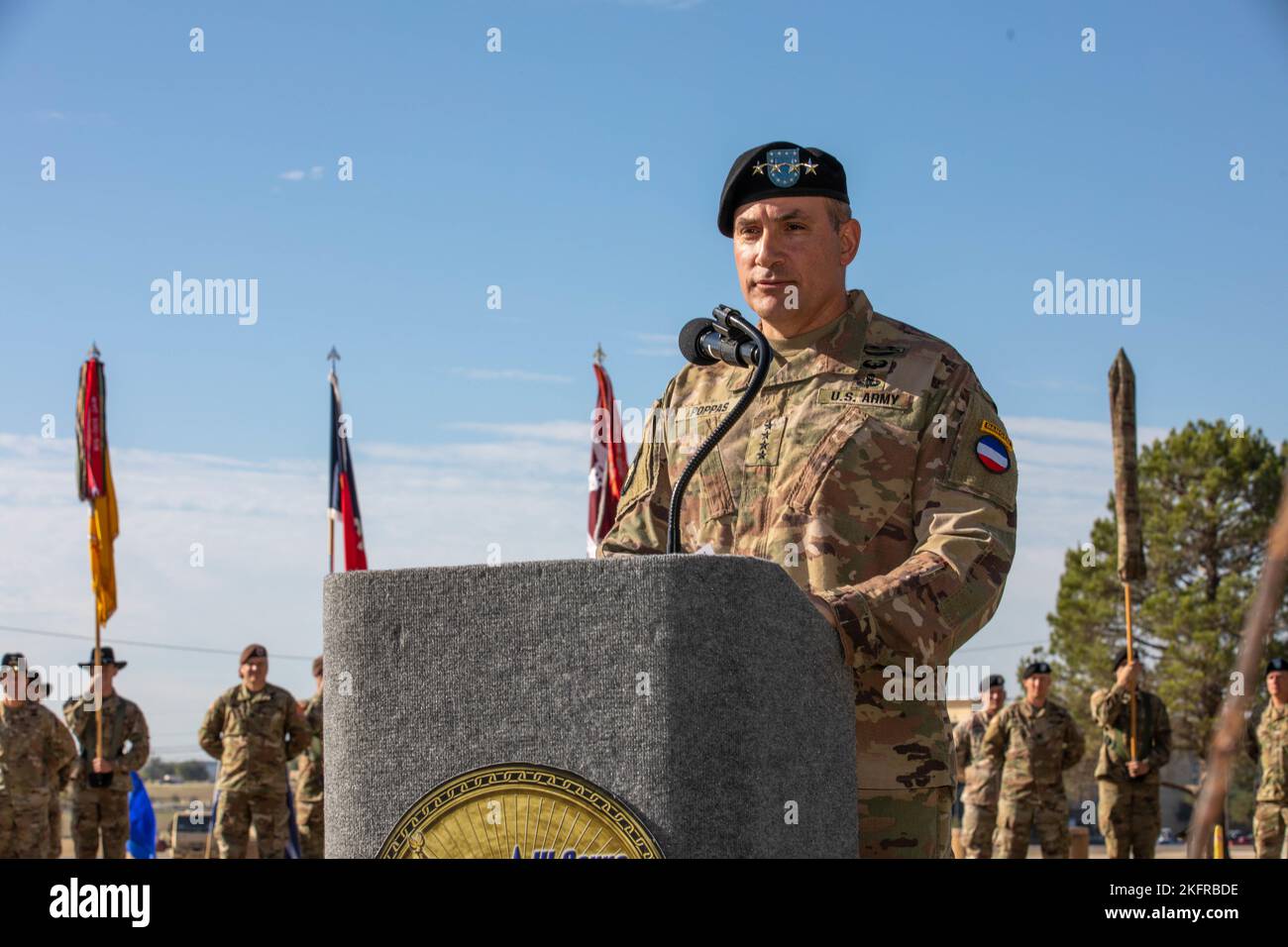 Gen. Andrew P. Poppas, commanding general of U.S. Army Forces Command ...