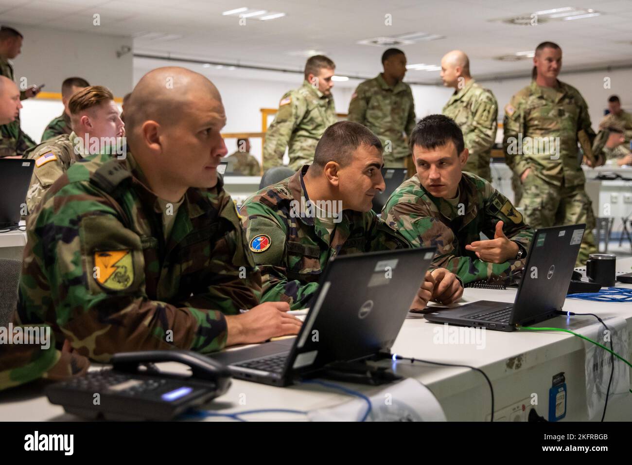 Leaders of the 76th Infantry Brigade Combat Team, “Task Force Nighthawk ...