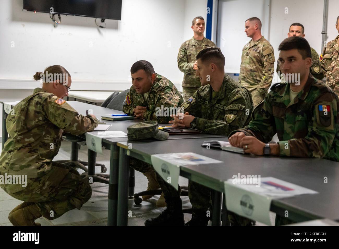 Leaders of the 76th Infantry Brigade Combat Team, “Task Force Nighthawk ...
