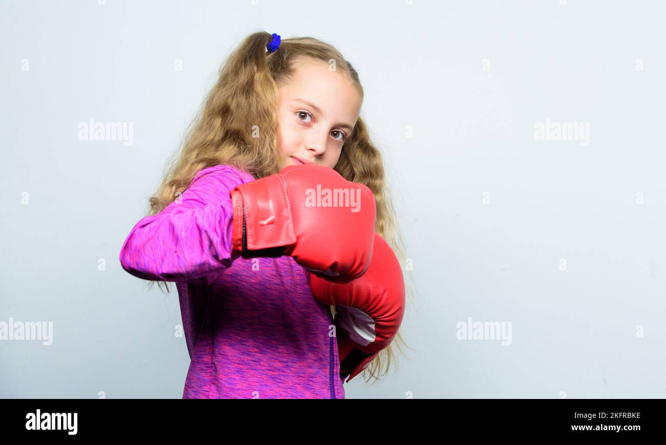 Sport and health concept. Boxing sport for female. Skill of successful ...