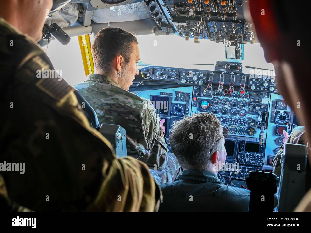 Members of the Tinker Company Grade Officer Council visit the 507th Air ...