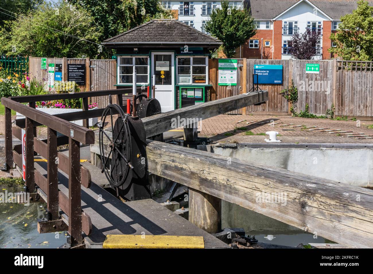 Blakes Lock, River Kennet, Reading, Berkshire, England Stock Photo - Alamy