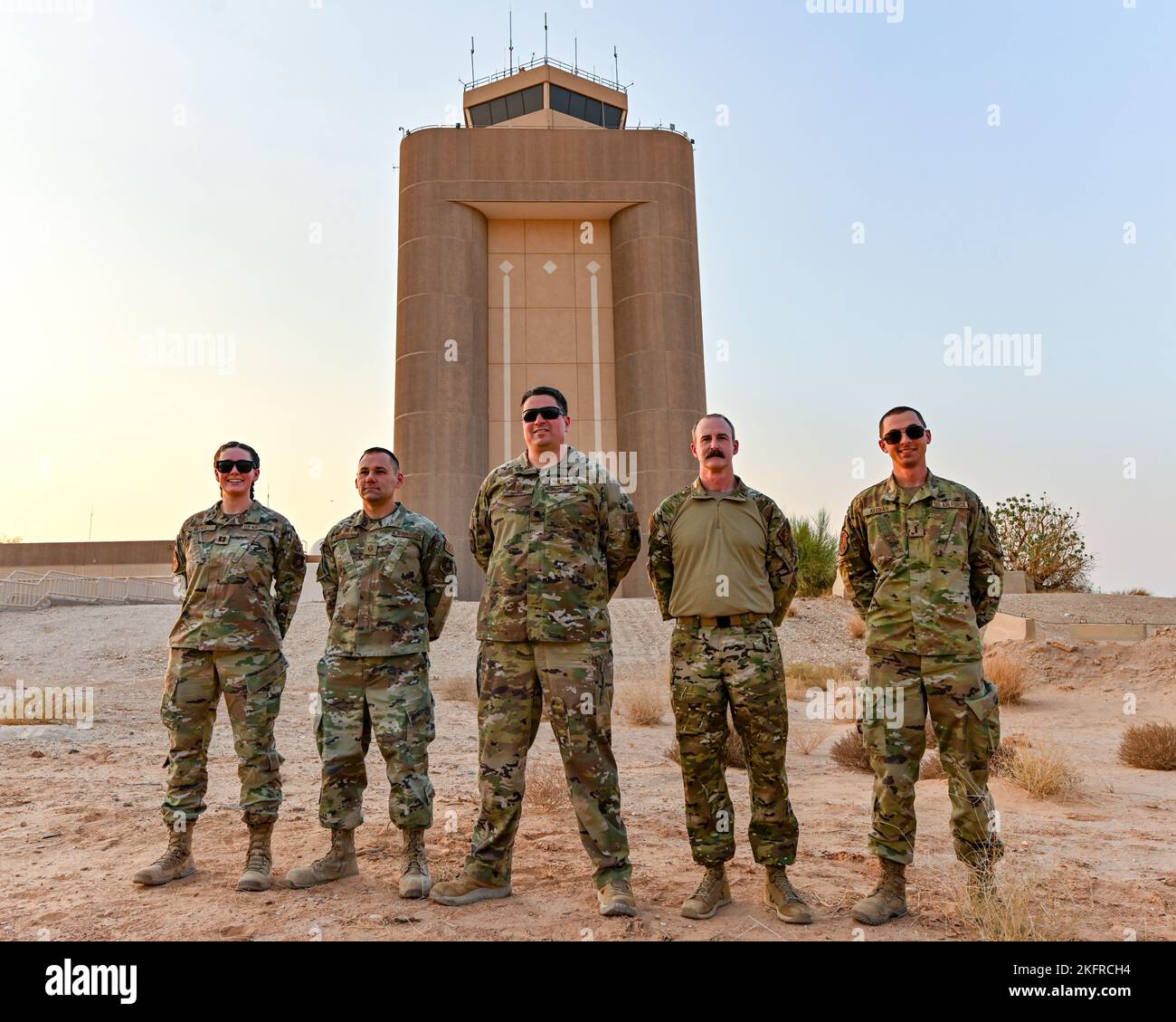 U.S. Airmen assigned to the 378th Expeditionary Operations Support ...