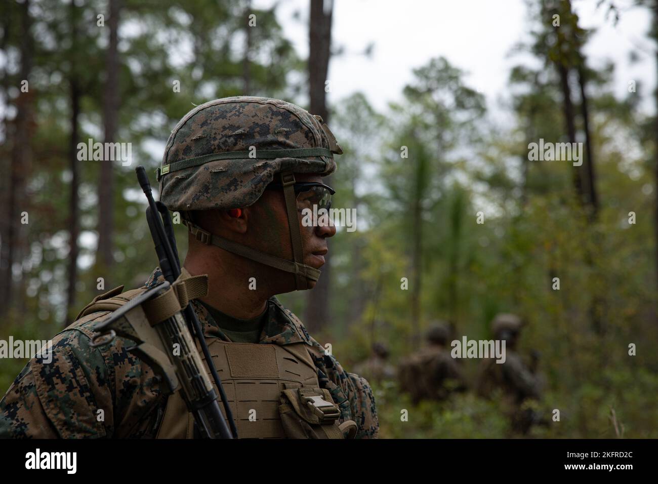 U.S. Marine Corps Staff Sgt. Justin Dunkley, an infantry unit leader ...