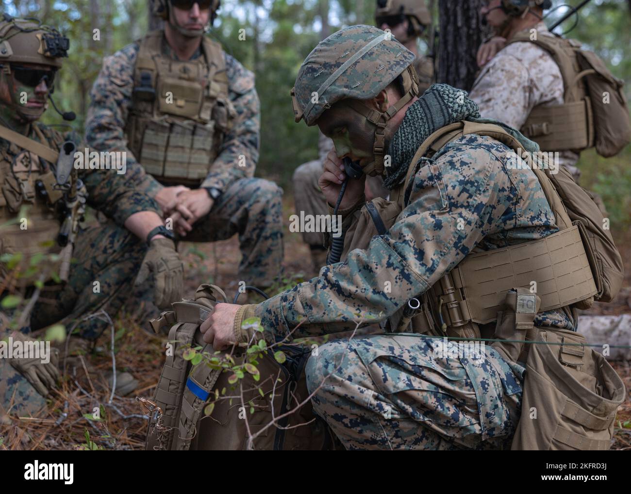 U.S. Marine Corps Cpl. Charles Wray, a Bettendorf, Iowa, native and a ...