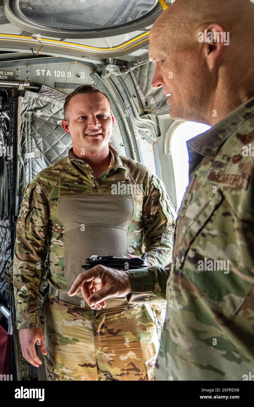 U.S. Army Chief Warrant Officer 2 Tyler Kelly (Left), a CH-47 ...