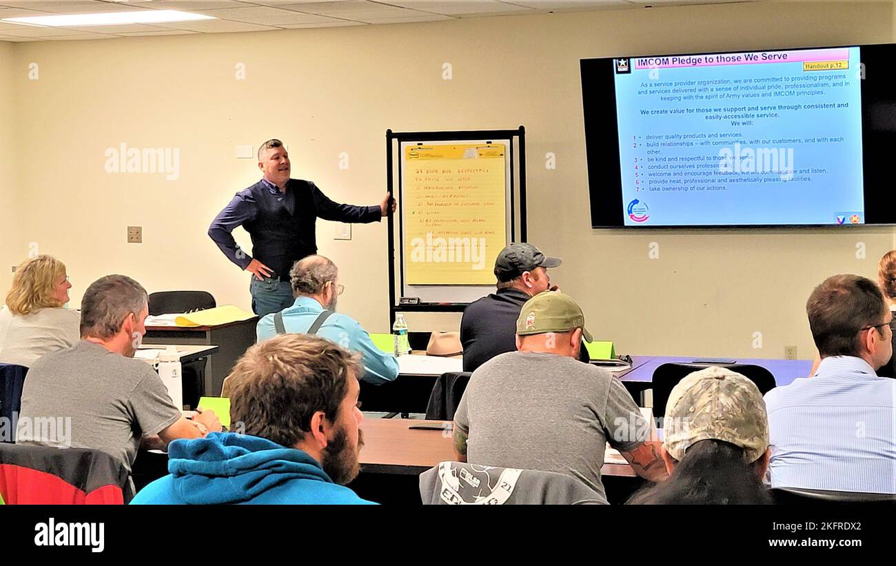 Workforce Development Officer Michael Modawell with the Fort McCoy ...