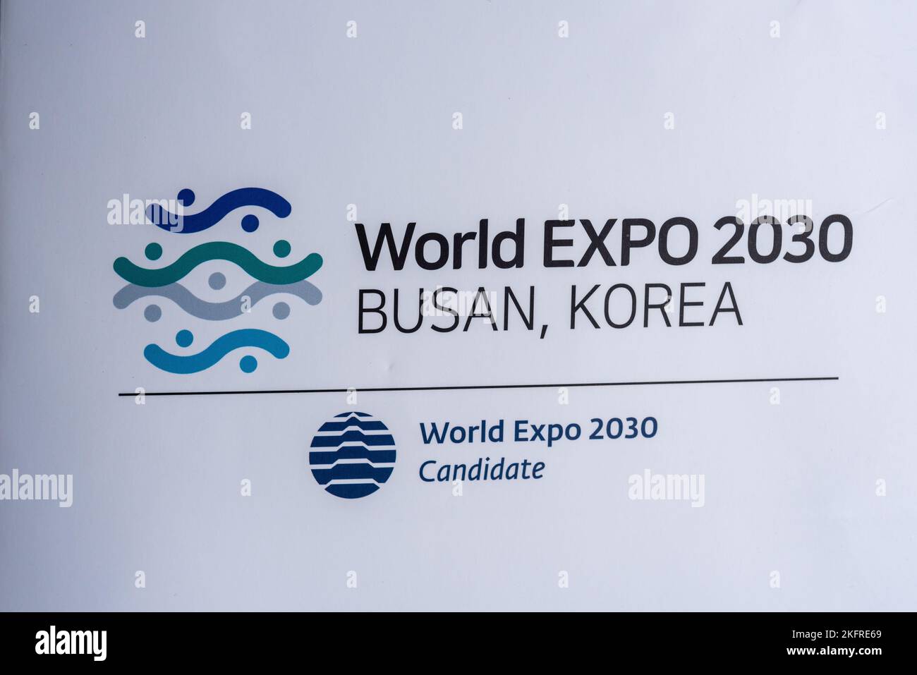 Busan World Expo 2030 candidature promotional poster in Seoul 19 ...