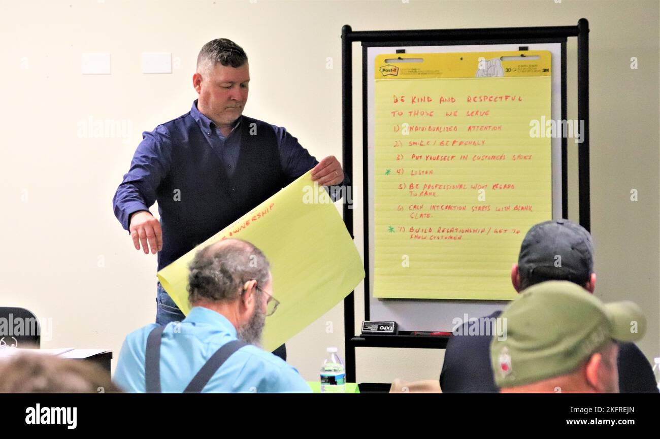 Workforce Development Officer Michael Modawell with the Fort McCoy ...