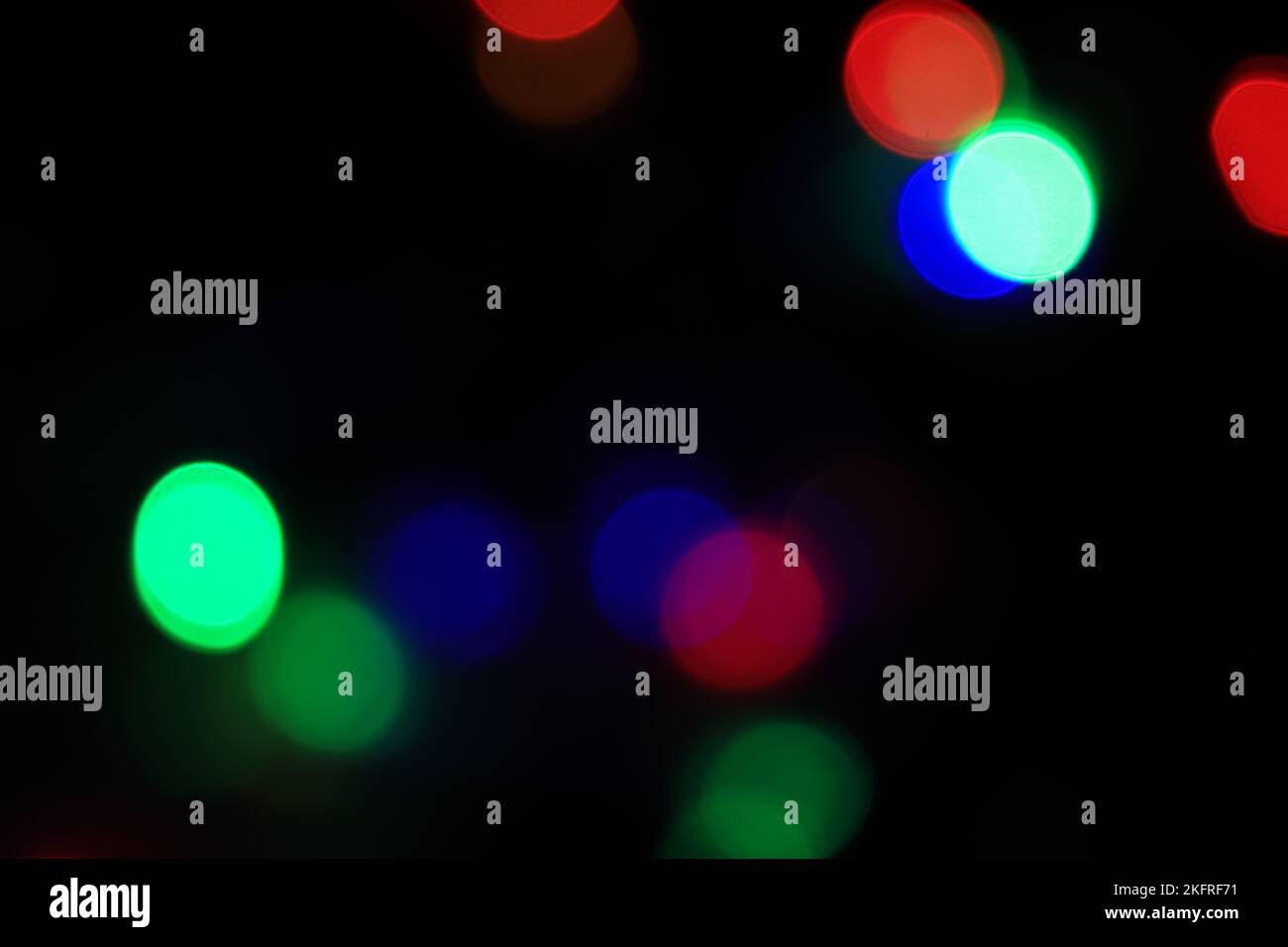 Blue light bokeh abstract background Stock Photo - Alamy