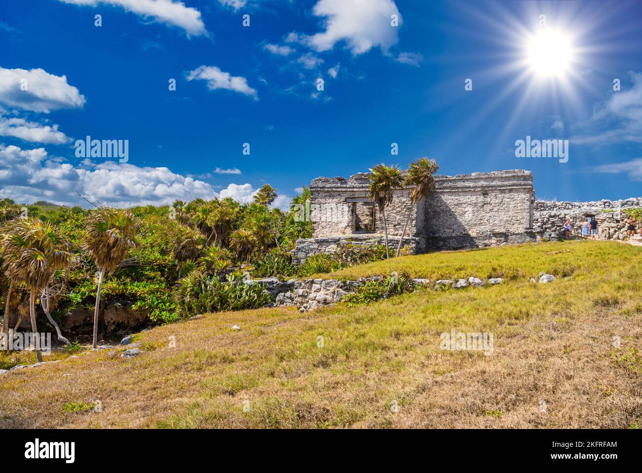 House of the Cenote, Mayan Ruins in Tulum, Riviera Maya, Yucatan ...