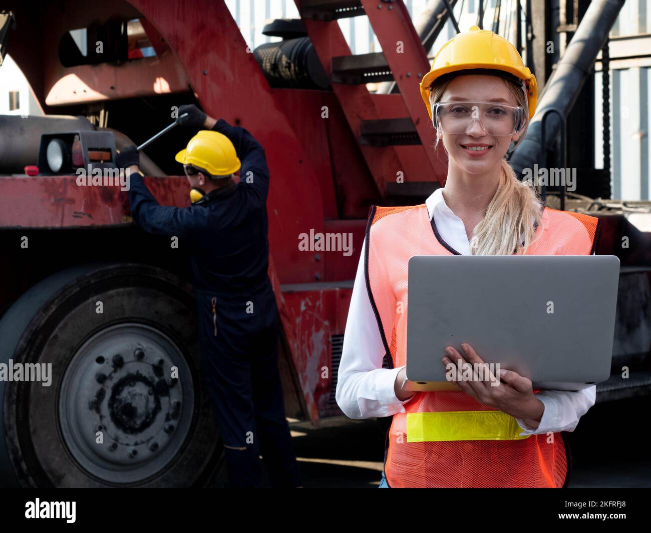 Safety person hi-res stock photography and images - Alamy