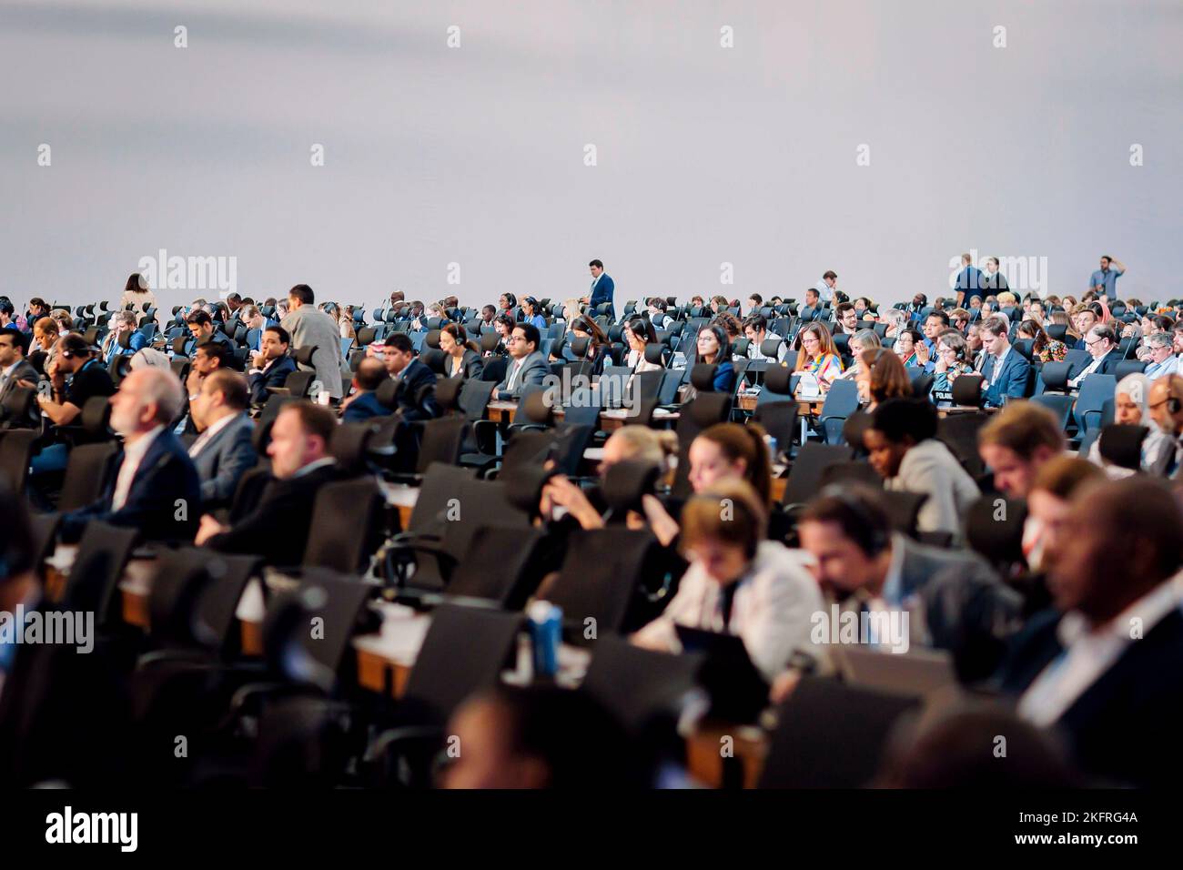 Plenary session of the COP27 climate conference. Sharm el-Sheikh, 11/20 ...