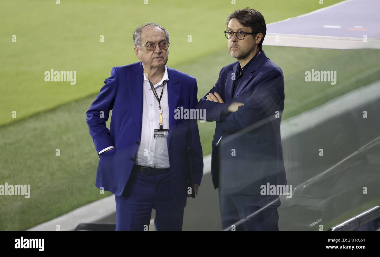 Doha, Qatar - November 19, 2022, President of French Football ...