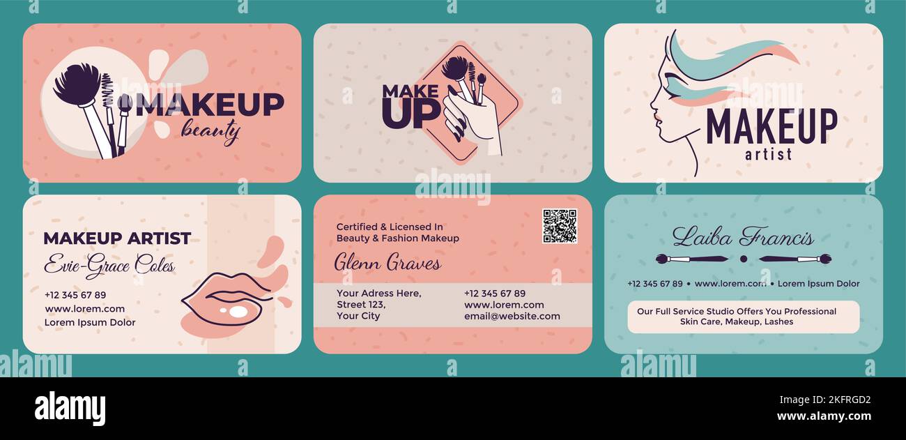 Beauty salon name card design hi-res stock photography and images - Alamy