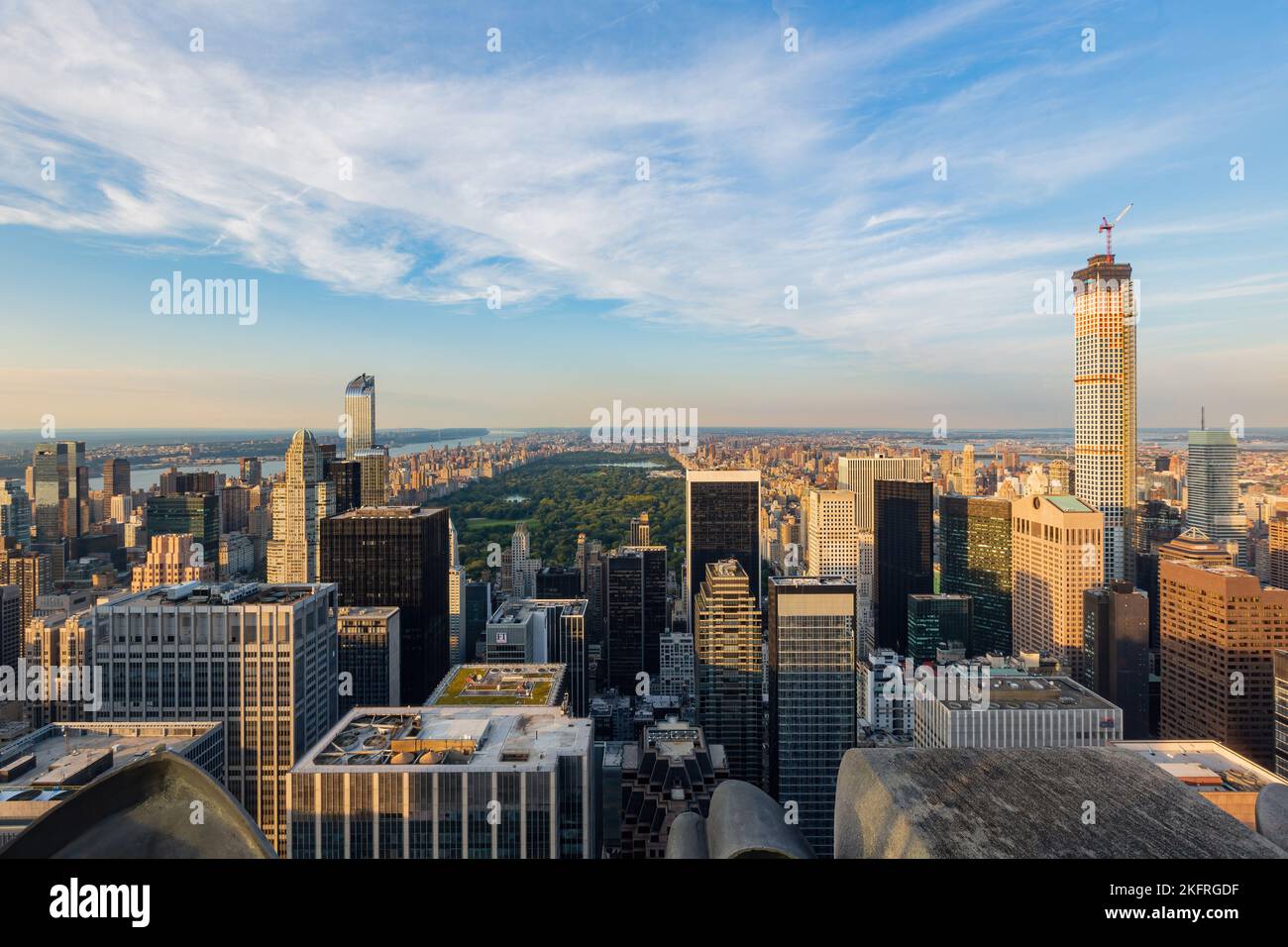 Aerial view of New York City cityscape at New York Stock Photo - Alamy