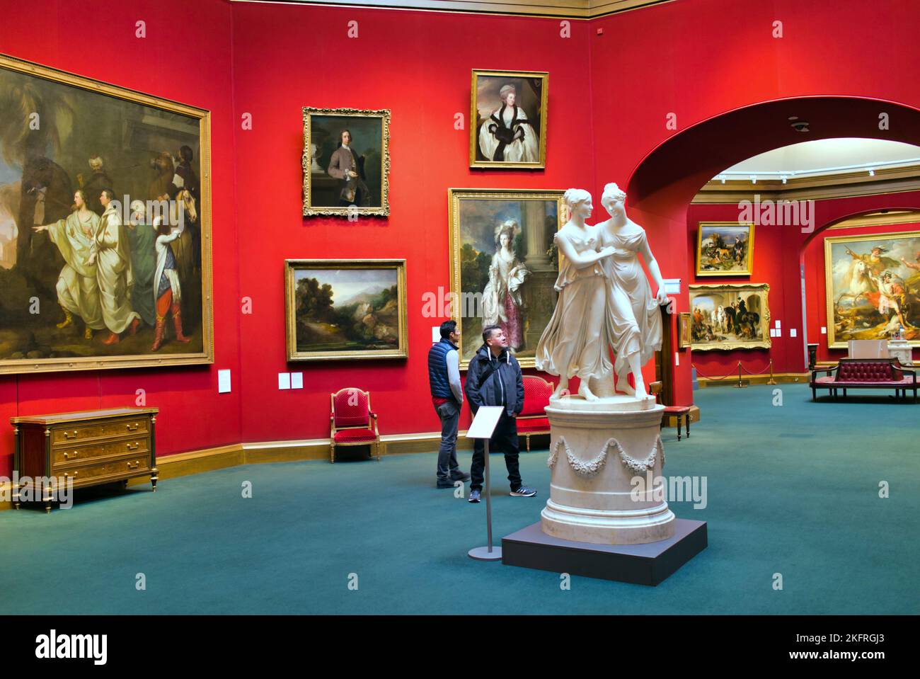 Scottish National Gallery interior Stock Photo - Alamy