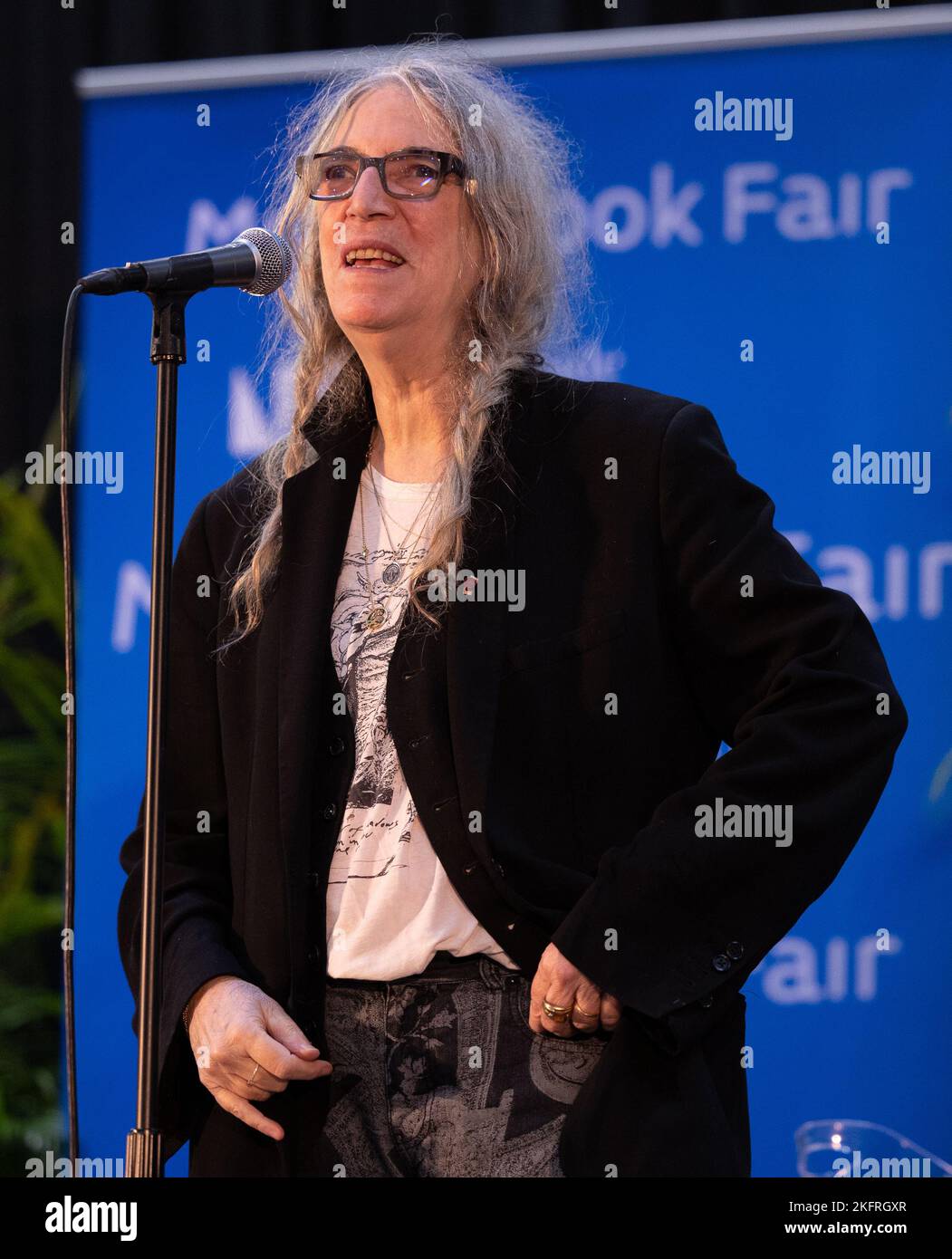 MIAMI, FL-NOV 18: Patti Smith is seen during her book presentation “A ...