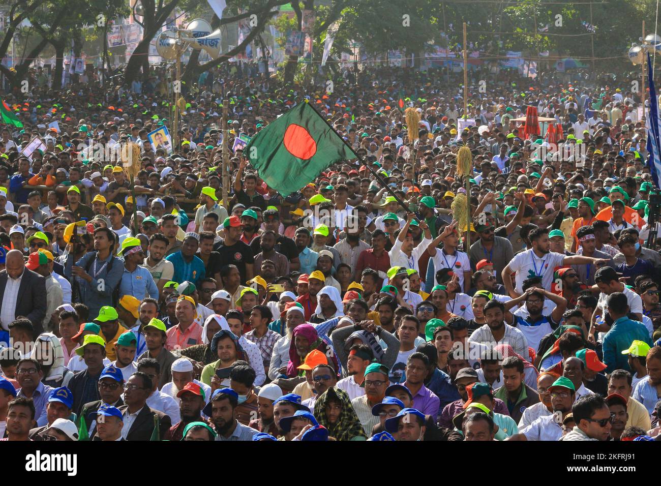 Nov 19, 2022 Sylhet, Bangladesh: Leaders and activists present at the ...