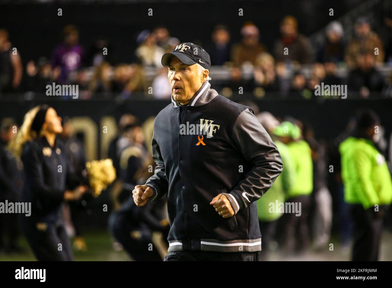 November 19, 2022: Dave Clawson, head coach of Wake Forest football ...