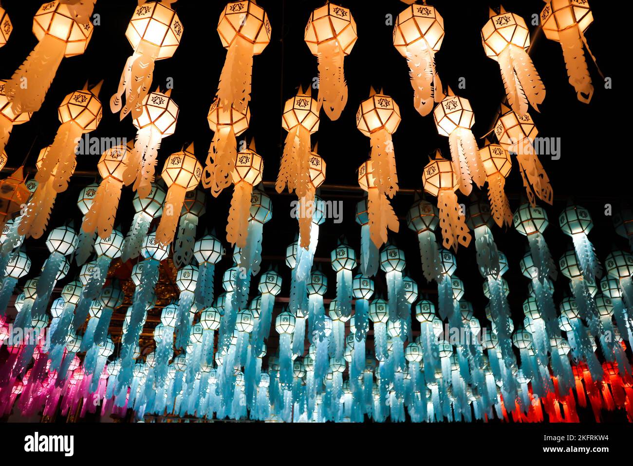 Thai lantern, Thai light or Thai lamp or Thailand festival or festival ...