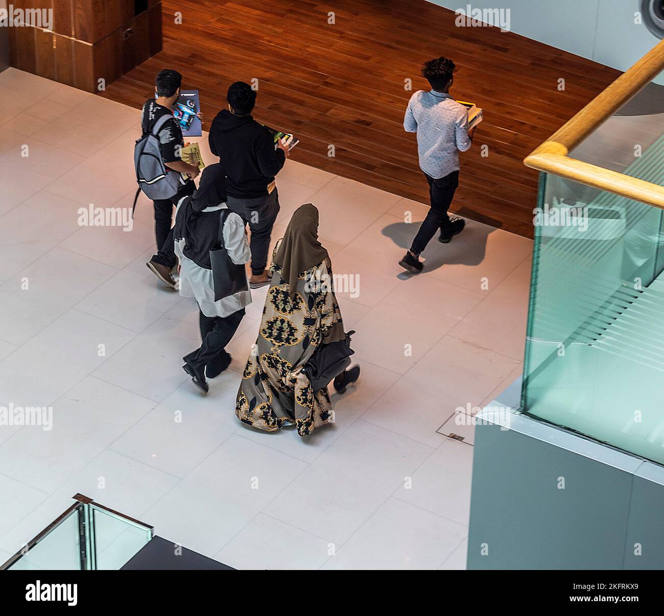 Dubai, UAE - 10.15.2022 - At Sheikh Mohammed Bin Rashid public library ...
