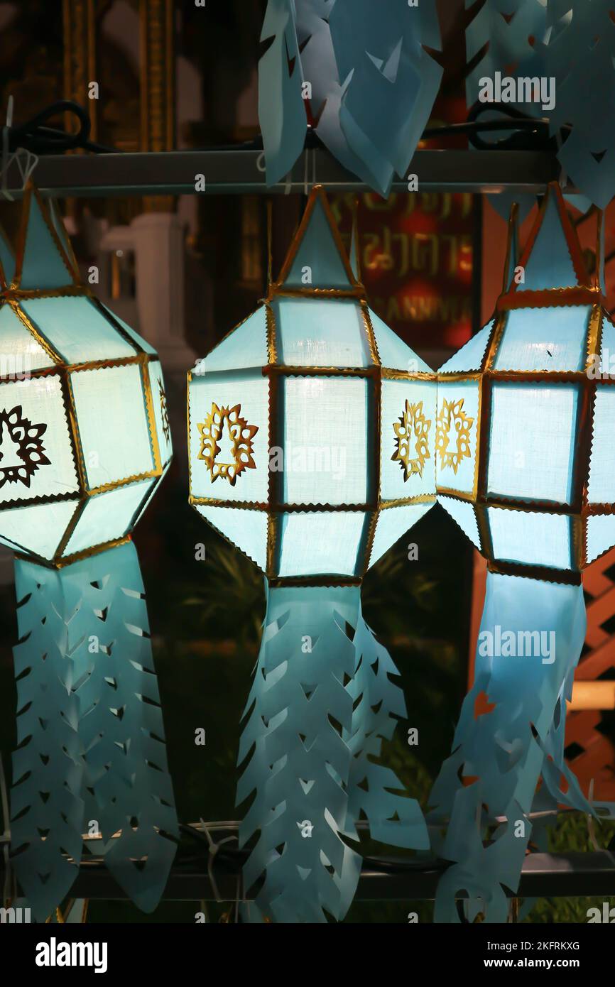 Thai lantern, Thai light or Thai lamp or Thailand festival or festival ...