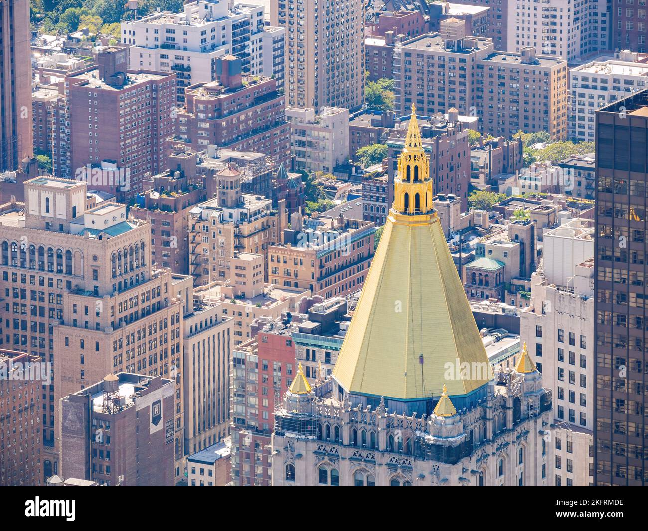 Aerial view of New York City cityscape at New York Stock Photo - Alamy