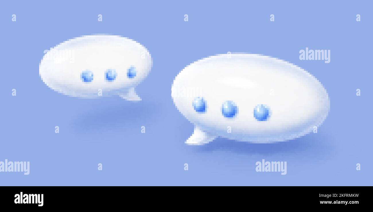 3d render chat bubbles isolated white communication speech balloons ... 3d render chat bubbles isolated white communication speech balloons ...