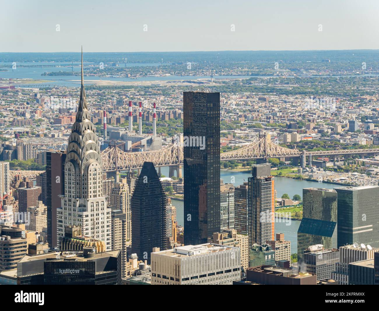 Aerial view of New York City cityscape at New York Stock Photo - Alamy