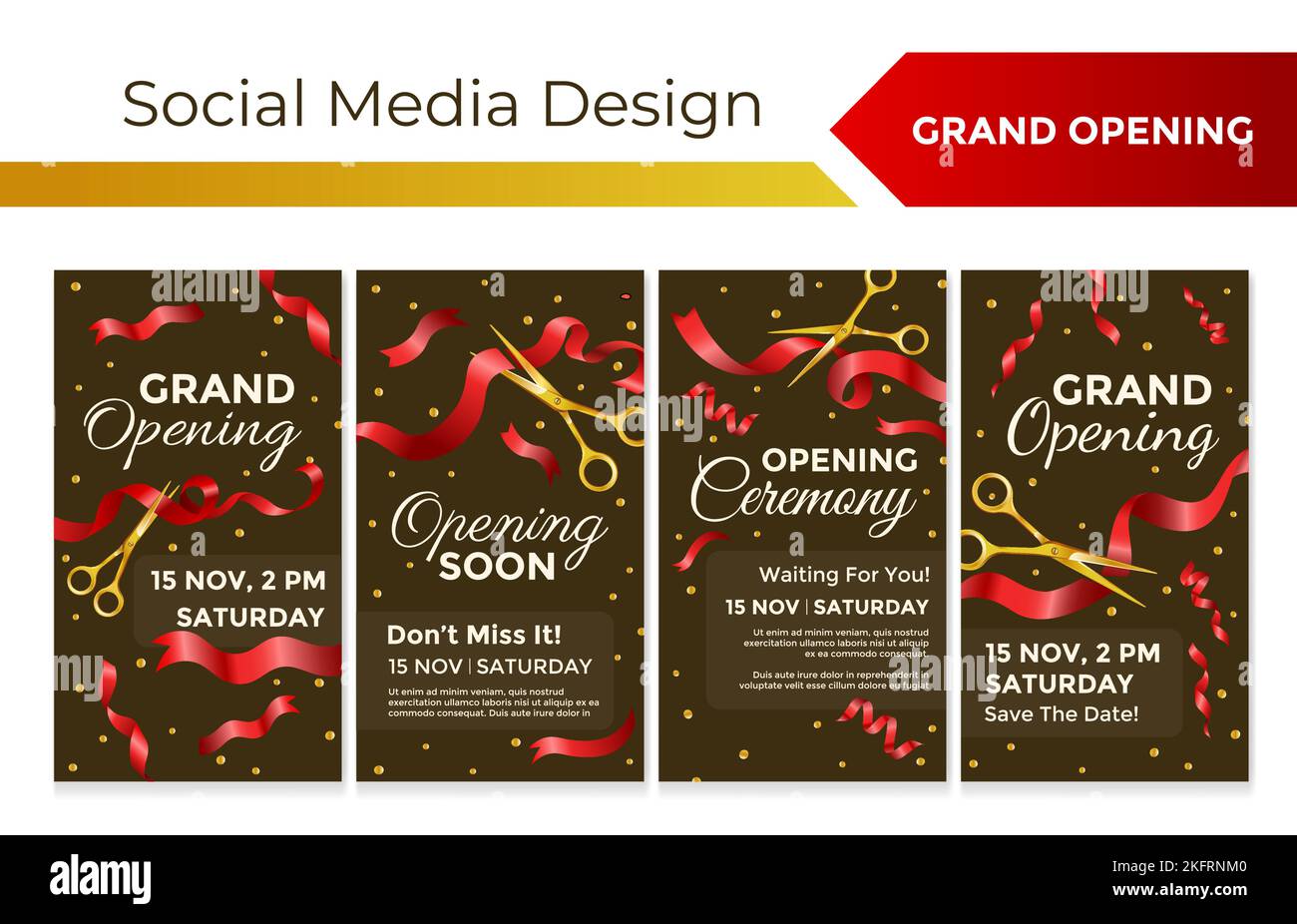 Instagram promotion page Stock Vector Images - Alamy