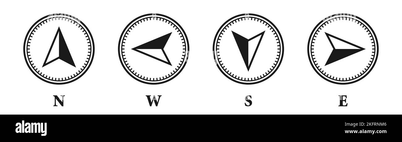 Vintage marine wind rose, nautical chart. Monochrome navigational ...