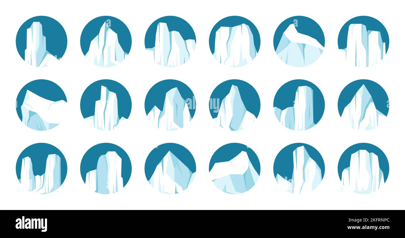 Huge block ice floating Cut Out Stock Images & Pictures - Alamy