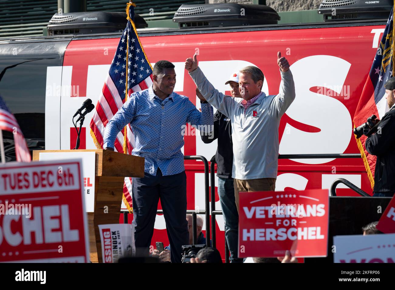 Smyrna, Georgia, USA. 19th Nov, 2022. Republican Senate candidate ...