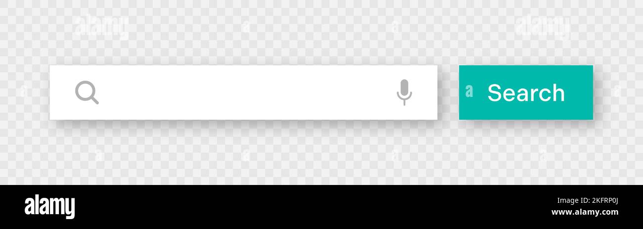 Search bar template. Internet browser engine with search box, address ...