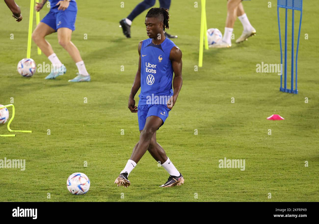 Doha, Qatar - November 19, 2022 Eduardo Camavinga of France during Team ...