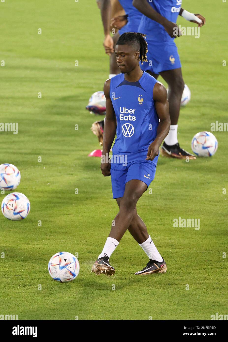 Doha, Qatar - November 19, 2022 Eduardo Camavinga of France during Team ...