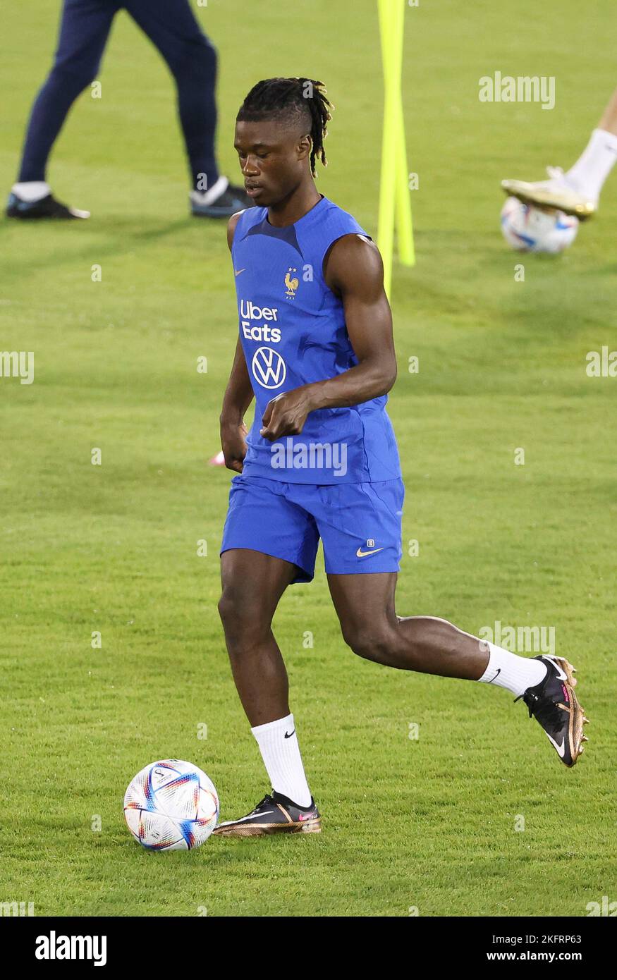 Doha, Qatar - November 19, 2022 Eduardo Camavinga of France during Team ...