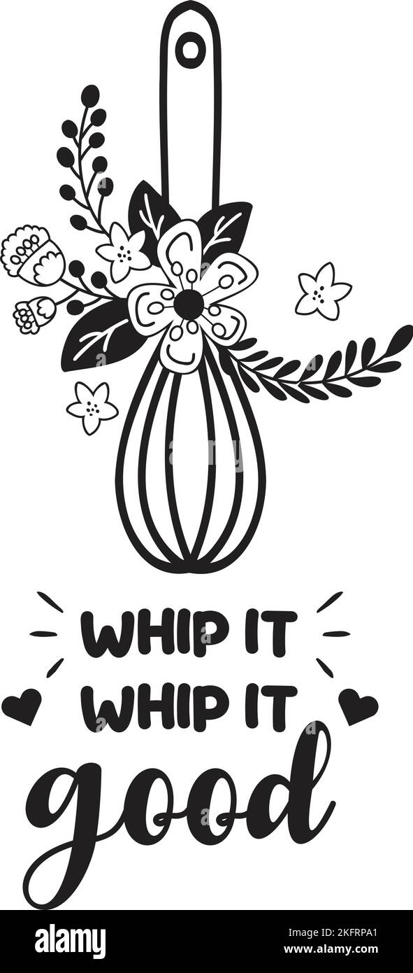 Whip it whip it good lettering and quote illustration isolated on background Stock Vector Image ...