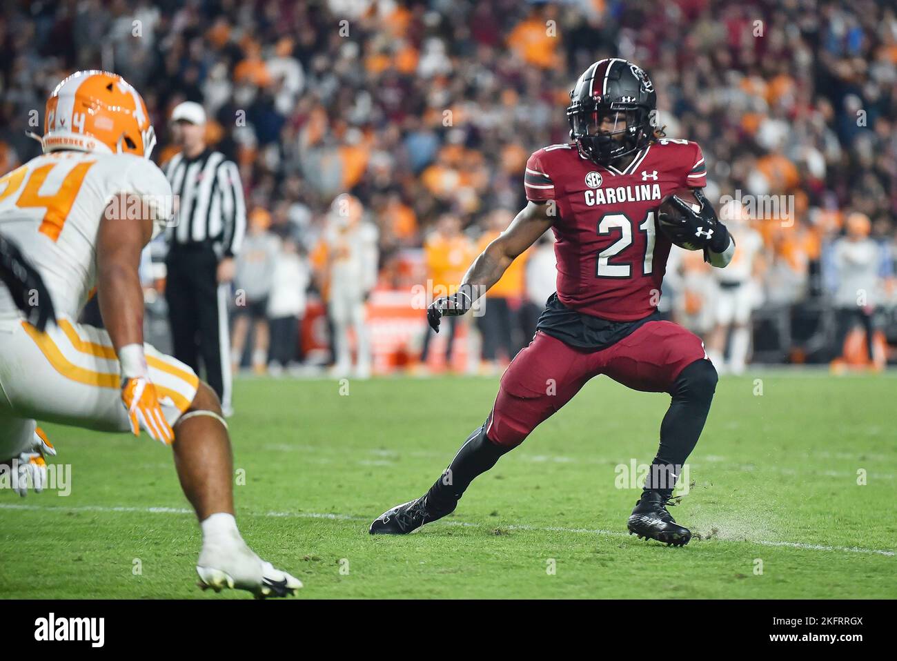 November 19, 2022: South Carolina Gamecocks running back Juju McDowell ...