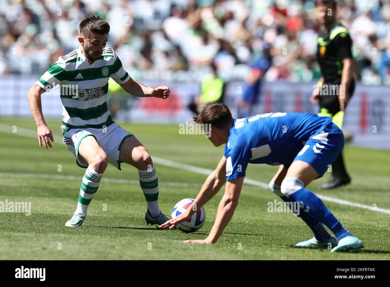 Greg Taylor of Celtic FC is seen during the Sydney Super Cup match ...