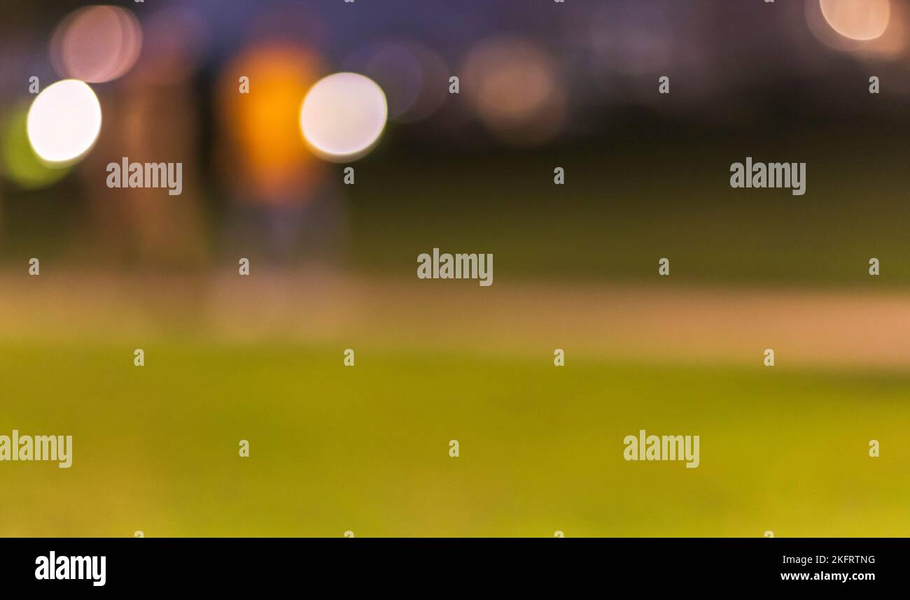 Blurry shot street lights hi-res stock photography and images - Alamy