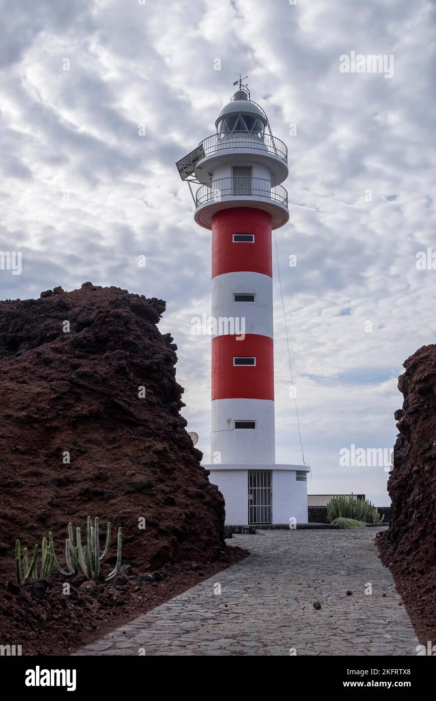 Faro de Punta de Teno, Tenerife, Canary Islands, Spain, Europe Stock ...