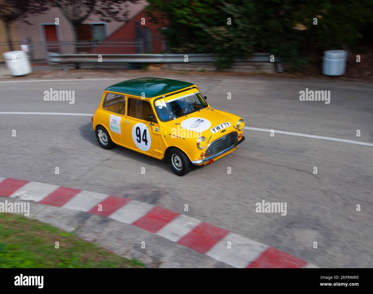 PESARO COLLE SAN BARTOLO , ITALY - OTT 12 - 2022: INNOCENTI MINI COOPER ...