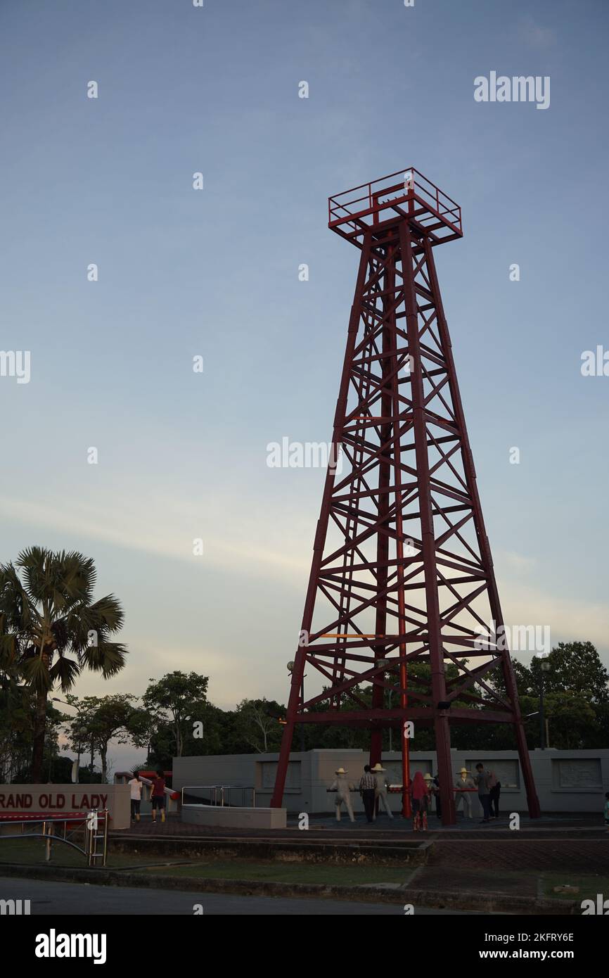 Miri Oil Well No.1 (Grand Old Lady) at Canada Hill, Miri, Sarawak ...