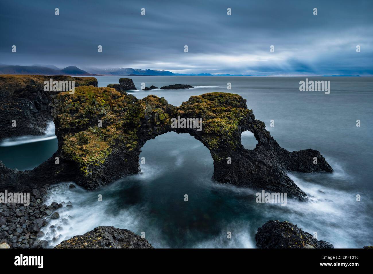 Gatklettur arnarstapi in iceland hi-res stock photography and images ...
