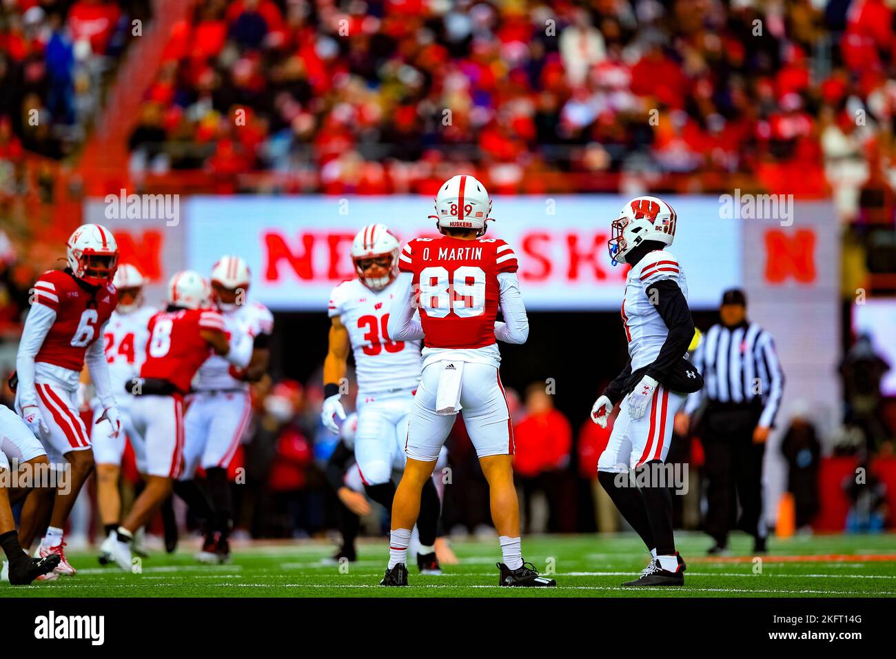 The Nebraska Cornhuskers take on Wisconsin Badgers in an all-out battle ...