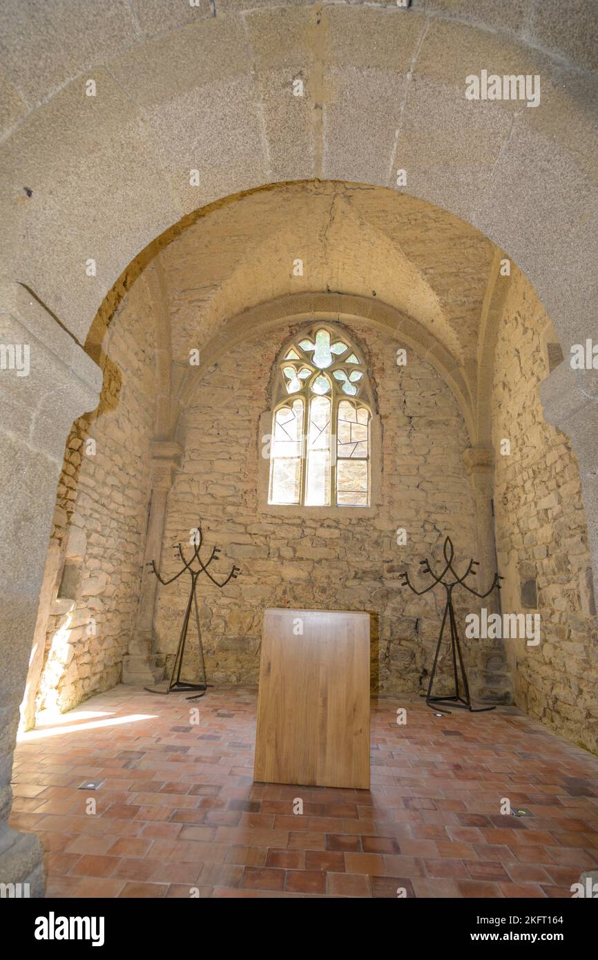 Basement Romanesque double chapel (Kaple sv. Erharda a Ur?uly), Cheb ...