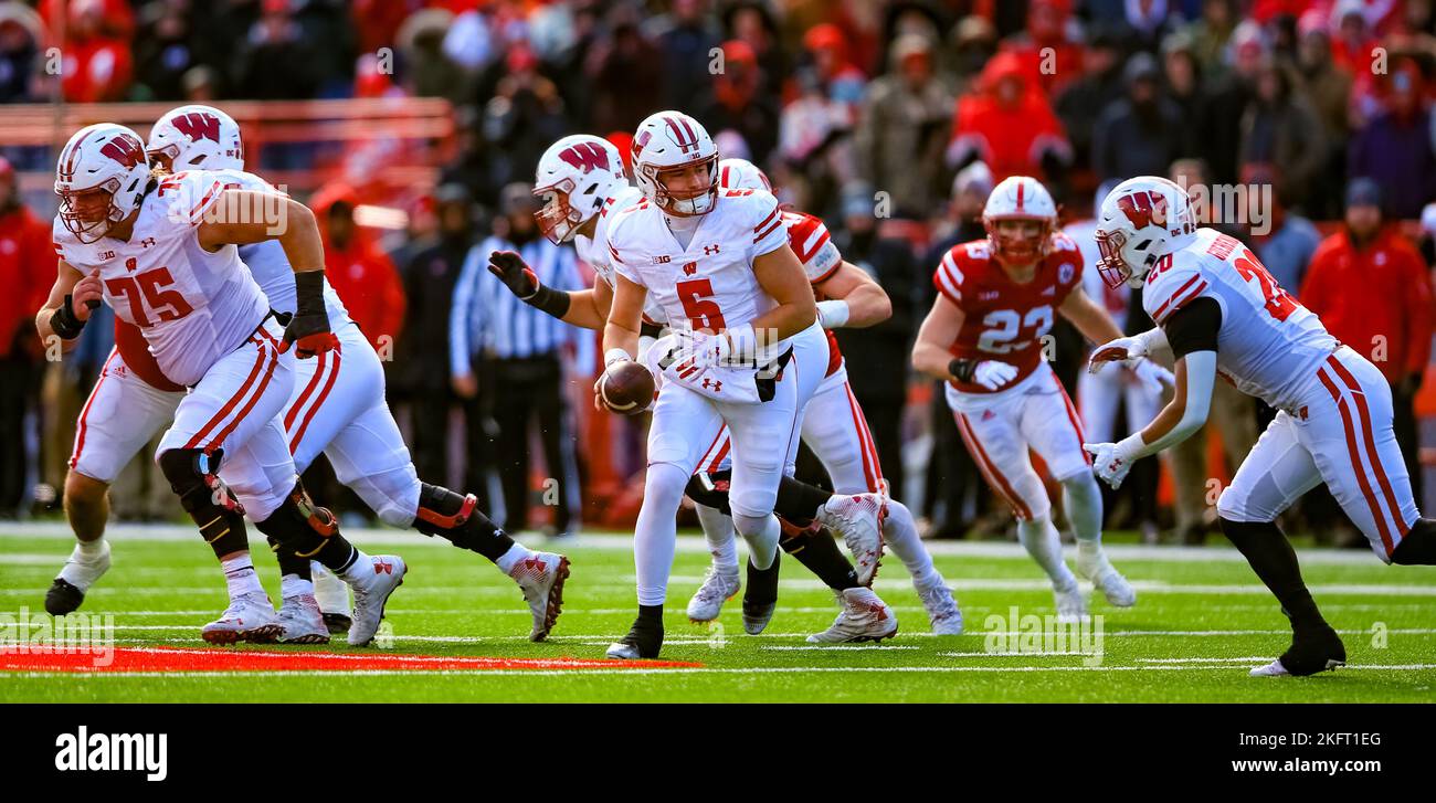 The Nebraska Cornhuskers take on Wisconsin Badgers in an all-out battle ...