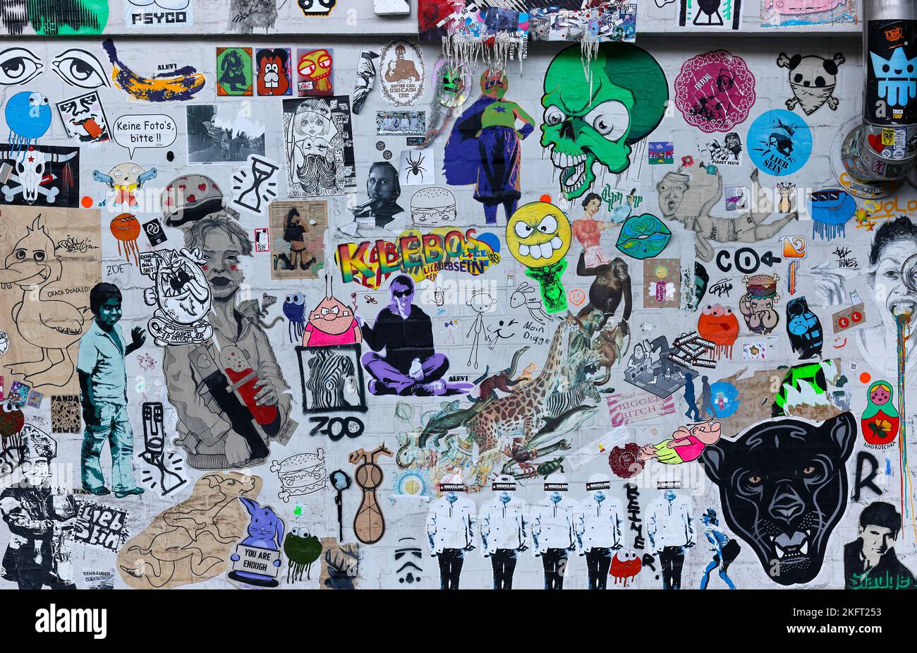 Street Art, Graffiti, Hamburg, Germany, Europe Stock Photo - Alamy